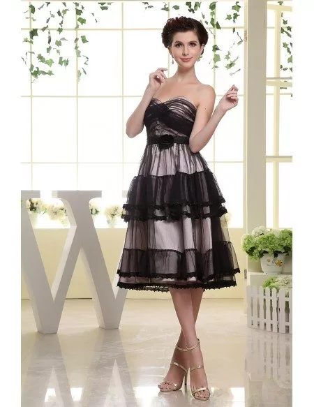 A-line Sweetheart Tea-length Tulle Wedding Guest Dress #OP3065 $120.8 ... A-line Sweetheart Tea-length Tulle Wedding Guest Dress #OP3065 $120.8 ...