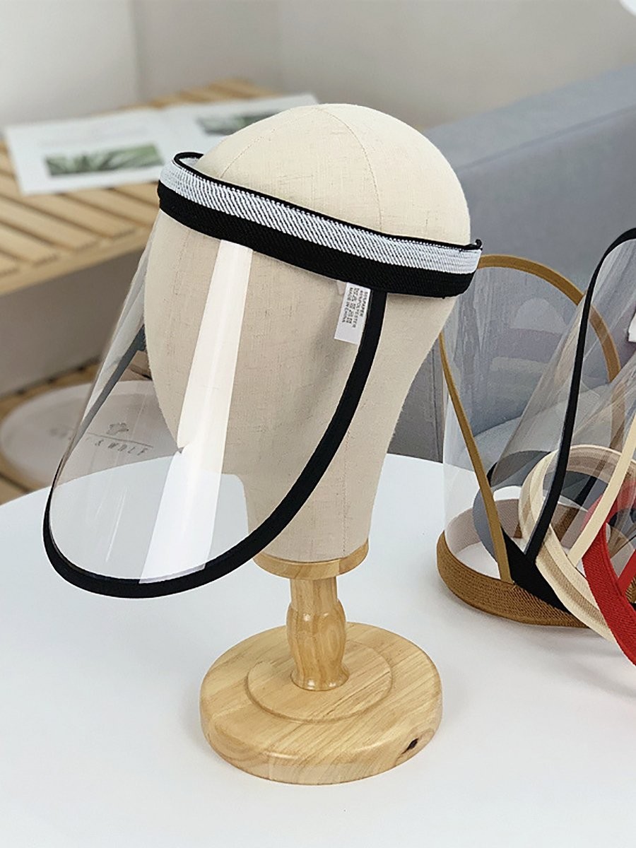 Isolation Empty Top Full Face Shield Cap Protective Face Mask