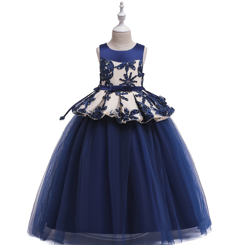 $34.89 Navy Blue Ballgown Tulle Formal Dress For Girls 7-16 Years Old # ...