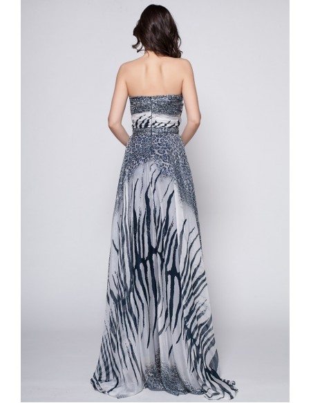 Chic Sweetheart Animal Zebra Leopard Prints Dress for Prom #CK385 $92.2 ...